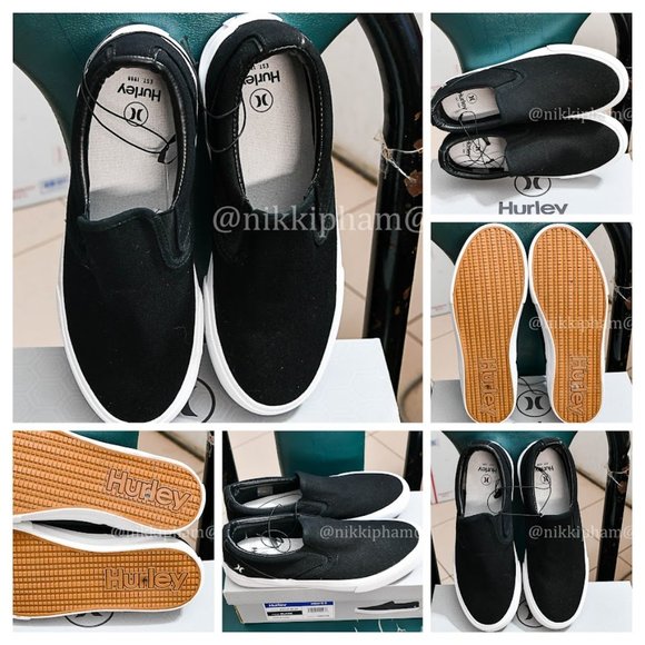 Hurley | Shoes | Hurley Mens Canvas Soft Cushioned Arlo Slip On Shoes ...